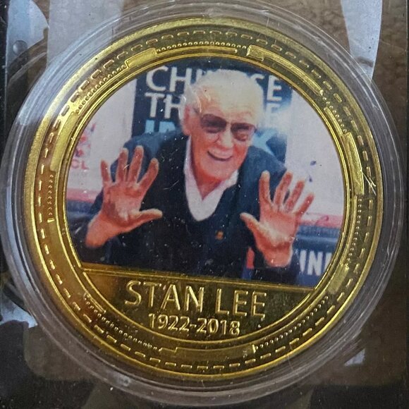 Marvel | Other | Stan Lee 922218 Excelsior Collectors Coins Wcase ...